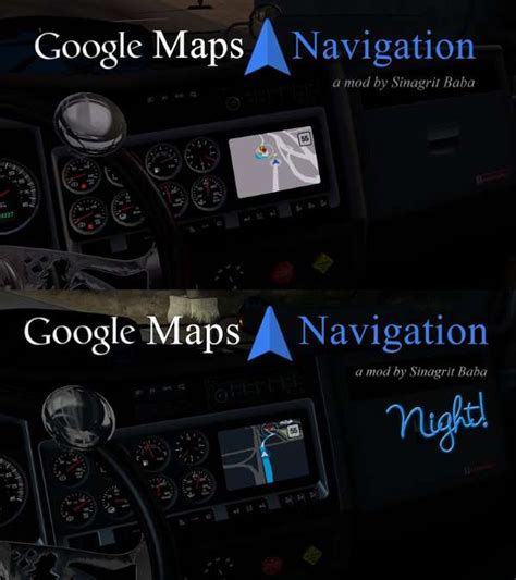 Google Maps Navigation V ATS Mods