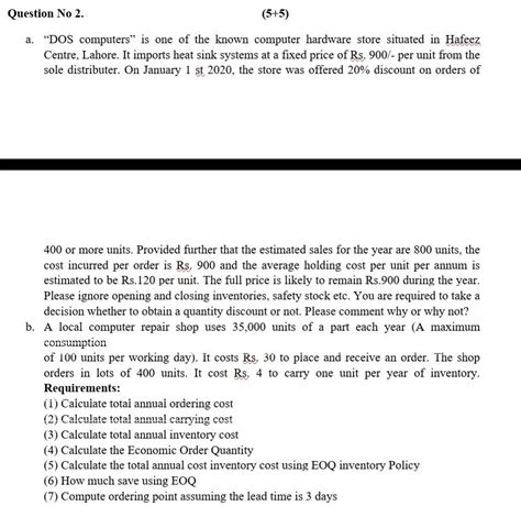 Solved A Dos Computers Is One Of The Known Computer