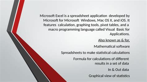 Microsoft Outlook And Excels Presentationpptx