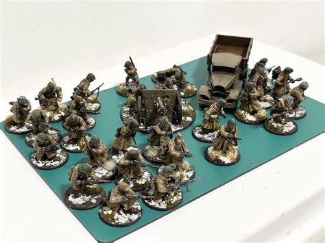 My Small Romanian Infantry For Late War All Set Except Tanks Mainly Converted Using Warlord