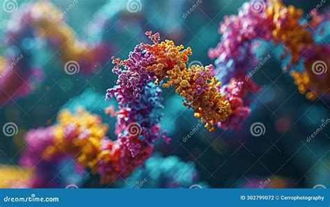 molecular genesis of huntington s disease 3d illustration expansion