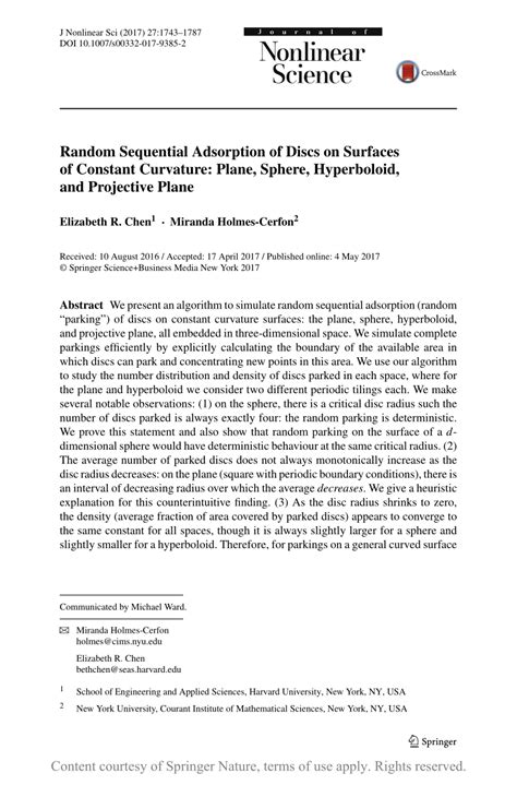 Random Sequential Adsorption Of Discs On Surfaces Of Constant Curvature Plane Sphere