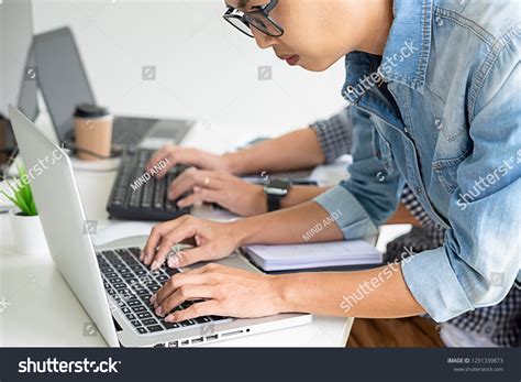 Programmer Working Software Development Coding Technologies Stock Photo Shutterstock
