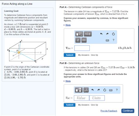 Solved To Determine Cartesian Force Components From Chegg