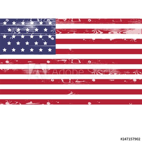 Vintage American Flag Vector At Collection Of Vintage