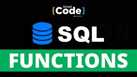 Functions In Sql Explained In Detail Sql Functions With Examples Sql For Beginners