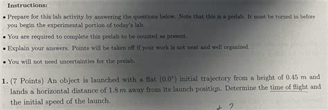 Solved Prepare For This Lab Activity By Answering The Chegg