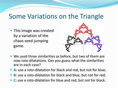 Ppt Fractals And Self Similarity Powerpoint Presentation Free