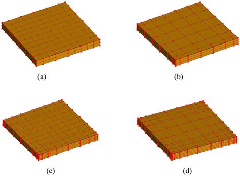 nanoplates with various higher order approximation mesh with 5 × 5 × 1