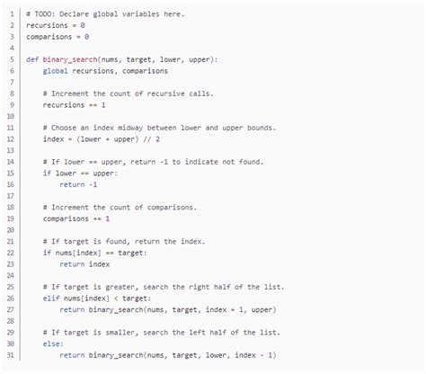 Solved Binary Search Can Be Implemented As A Recursive