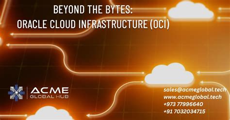 Beyond The Bytes Optimizing Your Business With Oracle Oci Cloud Suite