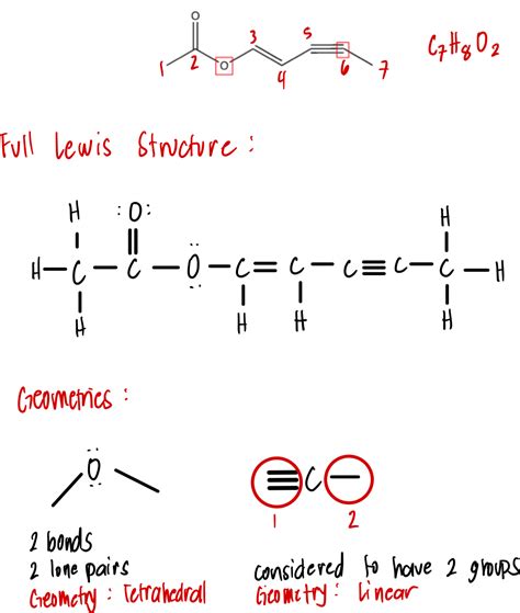 Solved Draw The Full Lewis Structure Of The Molecule Below And