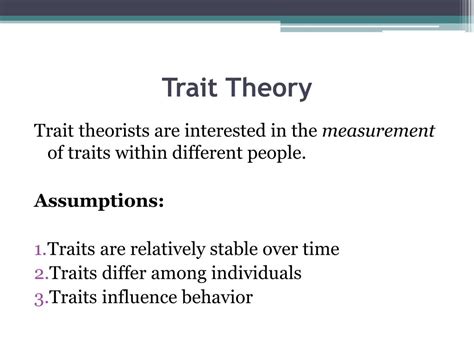 Ppt Biological Trait Theory Powerpoint Presentation Free Download Id5967636