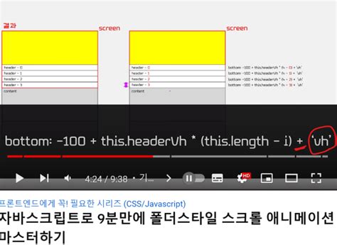 자바스크립트 Css 기초 지식in