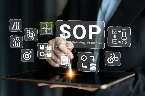 Standard Operating Procedure Sop And Process Automation Concept Parse