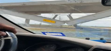 Texas Overpass Collapsed Due To Truck Collision