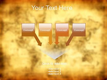 Old Map PowerPoint Template Backgrounds ID SmileTemplates