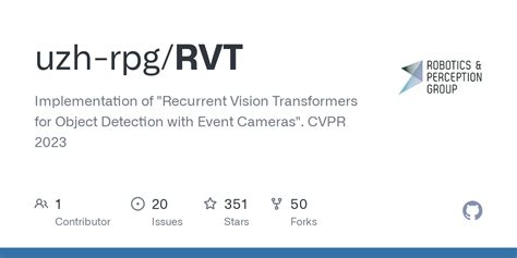 Github Uzh Rpgrvt Implementation Of Recurrent Vision Transformers For Object Detection With