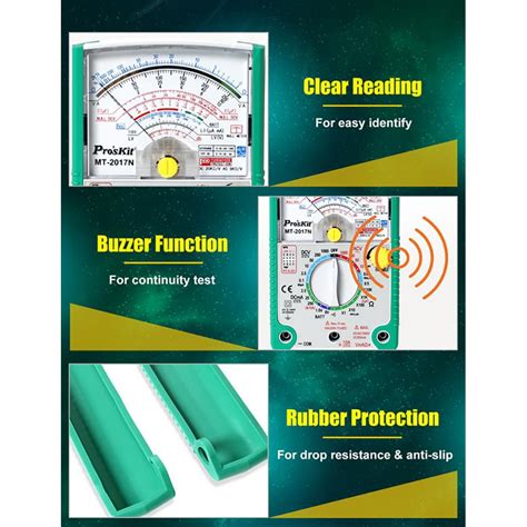 Proskit Multimeter Analog Mt 2017n