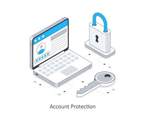 Premium Vector Account Protection Isometric Stock Illustration Eps File Stock Illustration