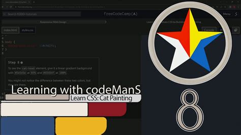 FreeCodeCamp Learn Intermediate CSS By Building A Cat Painting Step Responsive Web Design