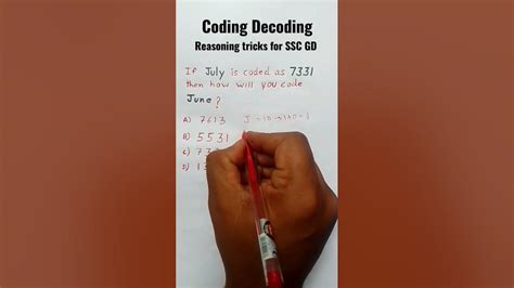 Reasoning Tricks For Coding Decoding Coding Decoding Reasoning For
