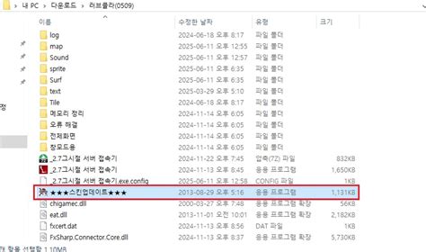 리니지 마법스킨 효과 스크롤스킨 중요 아이템 확대 스킨