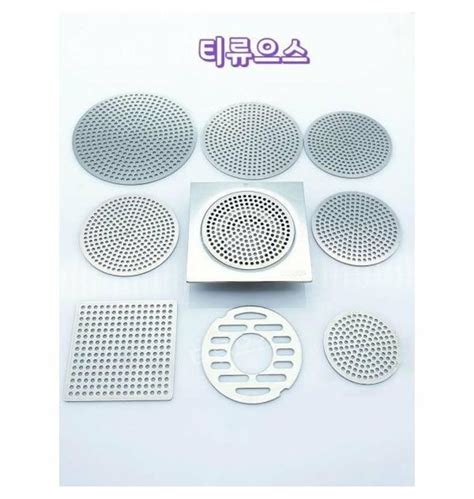 육가 욕실유가 원형 304 스테인리스 싱크대 여과기 하수구덮개 싱크대배수구거름망 티몬