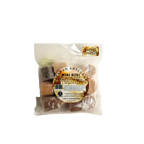Mini Bites Mazapan Artesanal 25gr Dac Playa Del Carmen