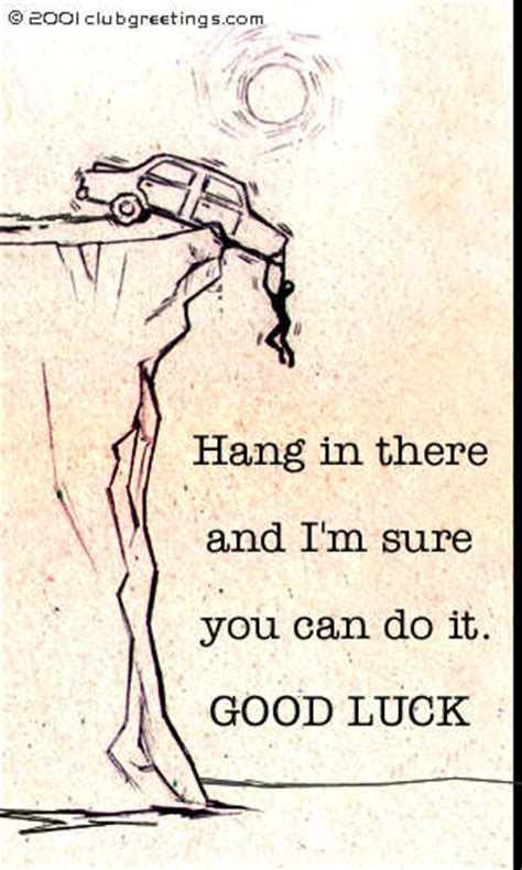 Hang In There Funny Quotes Quotesgram