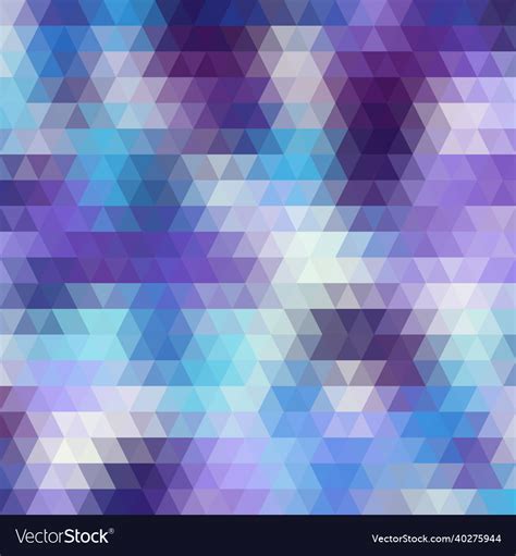 Geometric Abstract Pattern In Low Poly Style Vector Image