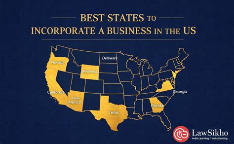 Best States To Incorporate A Business In The Us In 2026