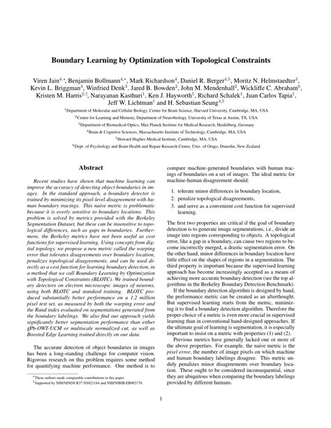 pdf boundary learning by optimization with topological constraints