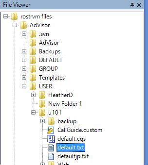 CallGuide Web Script Editor