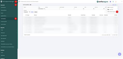 How To Access Go Uninstallers Schedule Reports Endpoint Privilege Manager Epm Segura Community