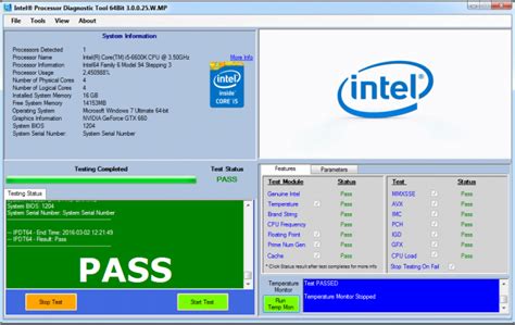 Galeria Zdjęć Zrzuty Ekranu Screenshoty Intel Processor