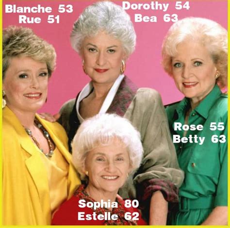 How Old Were The Golden Girls Actresses 60 Photos Moonagedaydream Film