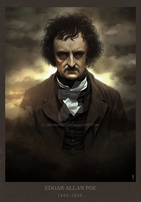 Edgar Allan Poe By Crowwood On Deviantart Edgar Allan Poe By Crowwood On Deviantart