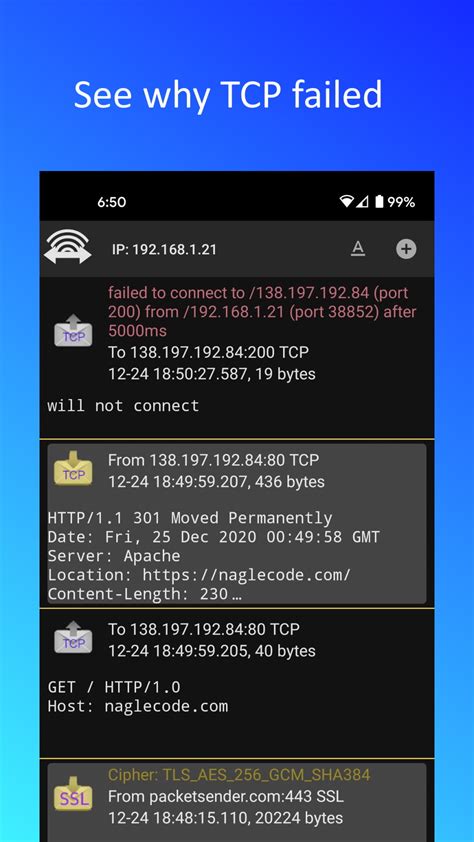 Packet Sender Tcpudpssl Network Test Utility App On Amazon Appstore