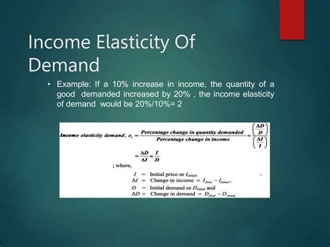 Elasticity Of Demand And Its Applications Pptx