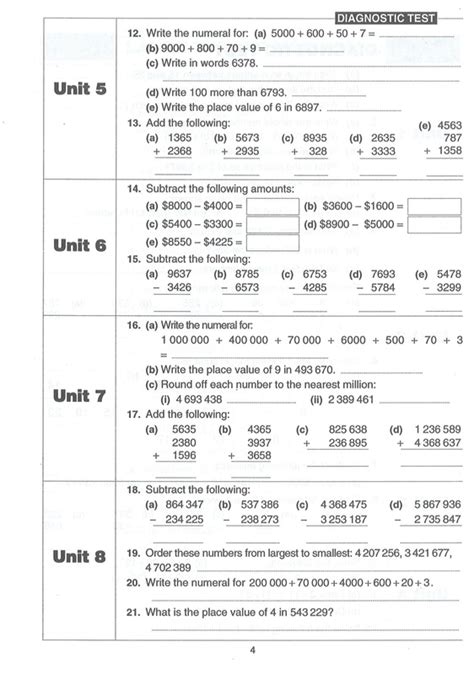 Excel Basic Skills Addition And Subtraction Years 5 6 Pascal Press