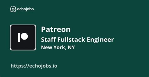 Patreon Is Hiring Staff Fullstack Engineer Growth Usd 189k 263k New