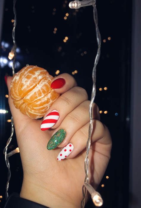 Маникюр Новый год Рождество Идея