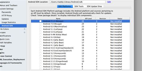 Cordova Android Studio Doesn T Install SDKs What Stack Overflow