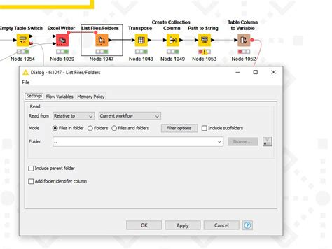 Use Listfilesfolders In Knime Server Knime Server Knime Community