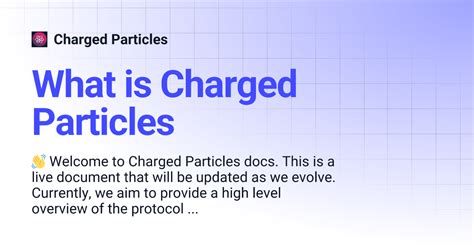 What Is Charged Particles Charged Particles