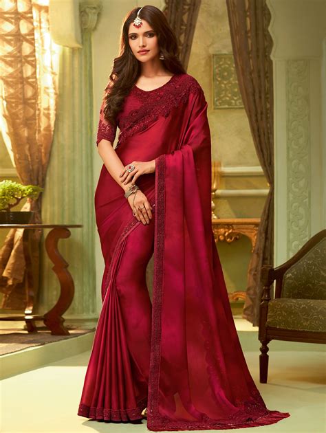 Party Wear Saree At Aidan Zichy Woinarski Blog