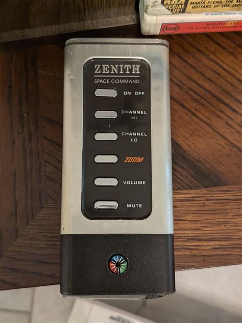 Old Zenith Tv Remote Codes Zenith Tv Vcr Remote Control Size J Battery
