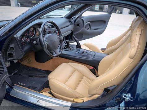 Blue Mazda Rx 7 Fd Interior