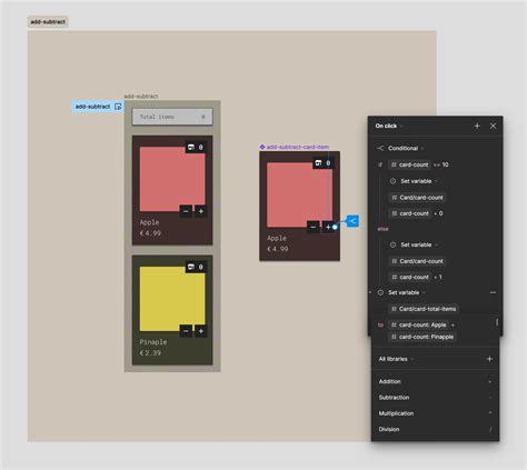 Trouble With Adding And Subtracting Using Conditionals Figma Forum